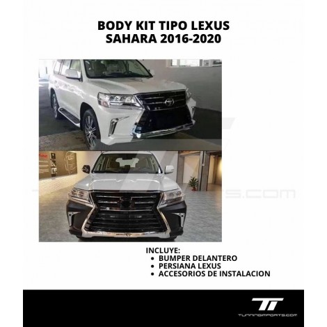 BODY KIT TIPO LEXUS SAHARA 2016-2022 - Tunning Imports